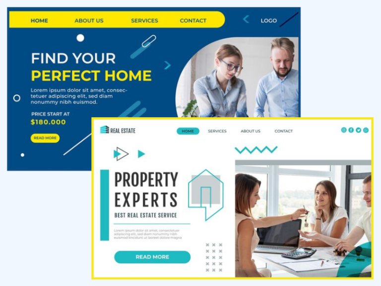 Real Estate Agent Website Design | Website For Real Estate